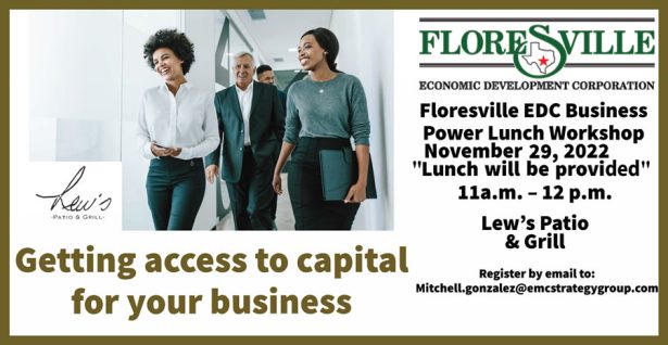FEDC Business Power Lunch Workshop - November 29, 2022 - City of Floresville